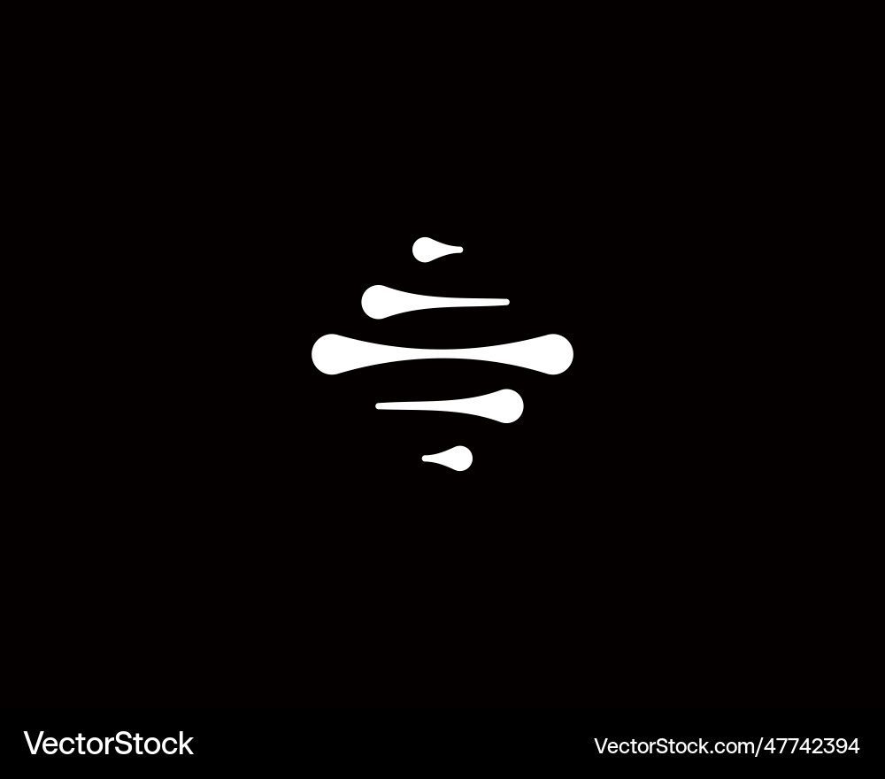 Abstract dna logo universal science genetics Vector Image