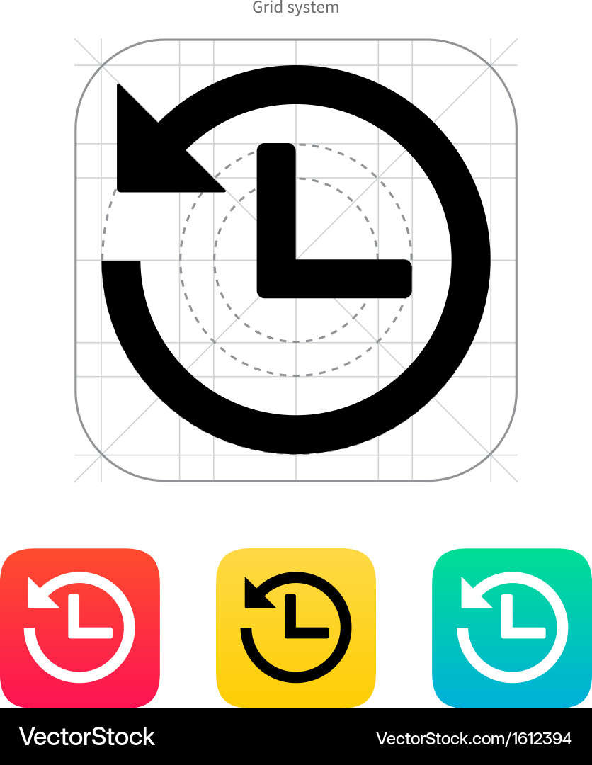 Countdown Timer Icon Royalty Free Vector Image