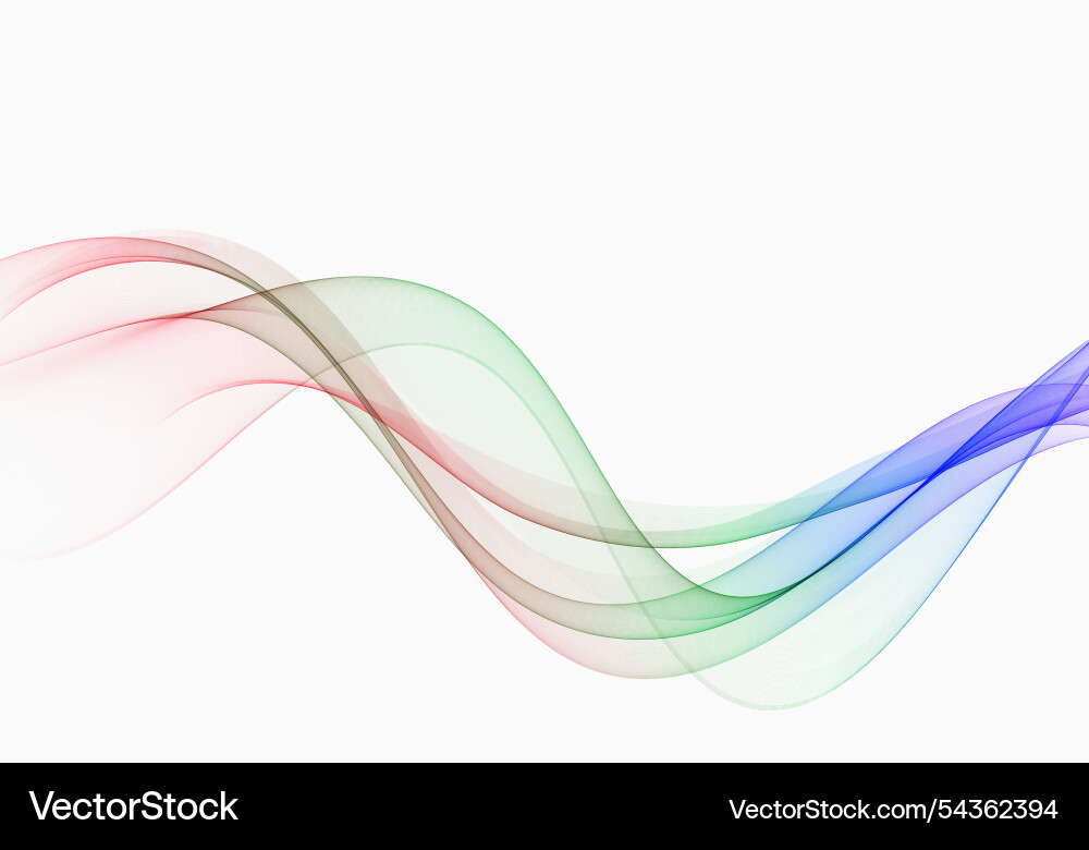Curved lines abstract wavy wave flow Royalty Free Vector