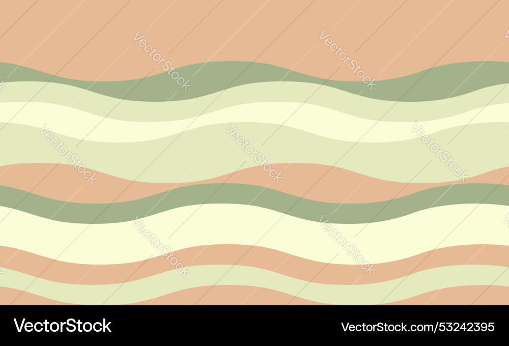 Abstract background with wavy stripes in vibrant Vector Image