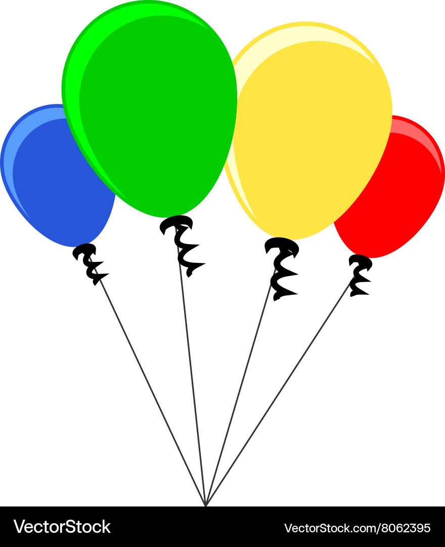 Balloons Royalty Free Vector Image - VectorStock