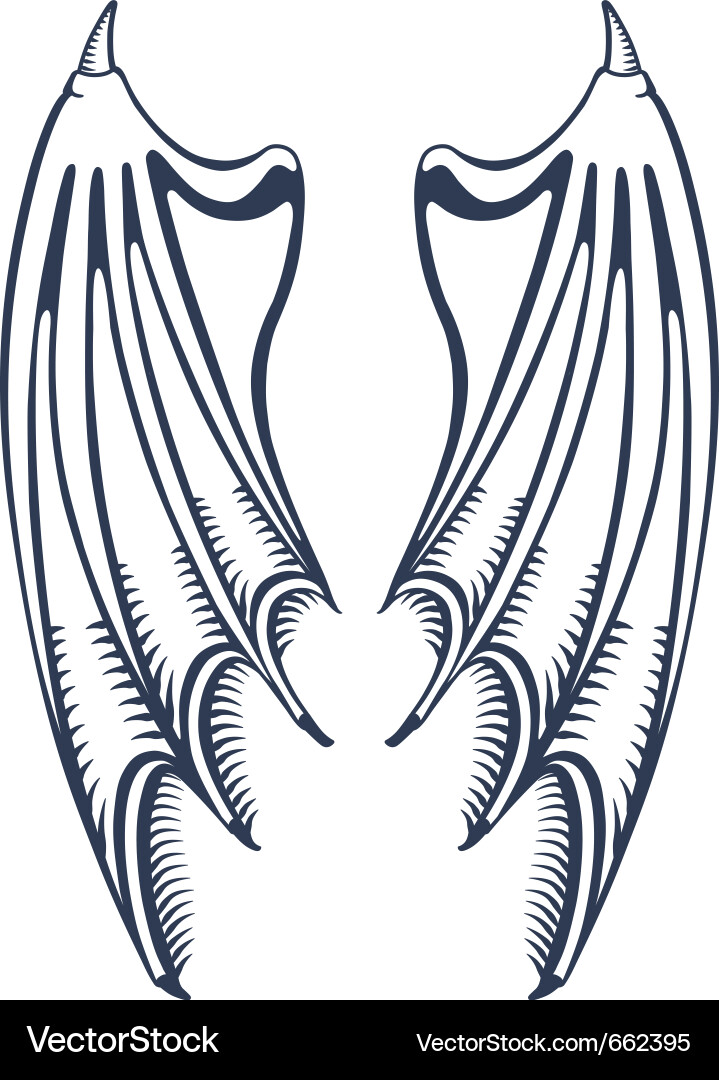 How To Draw Easy Demon Wings