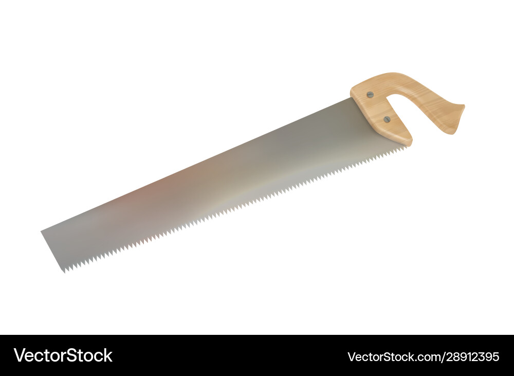 Hand saw Royalty Free Vector Image - VectorStock