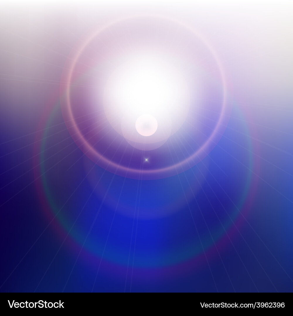 Lens flare Royalty Free Vector Image - VectorStock