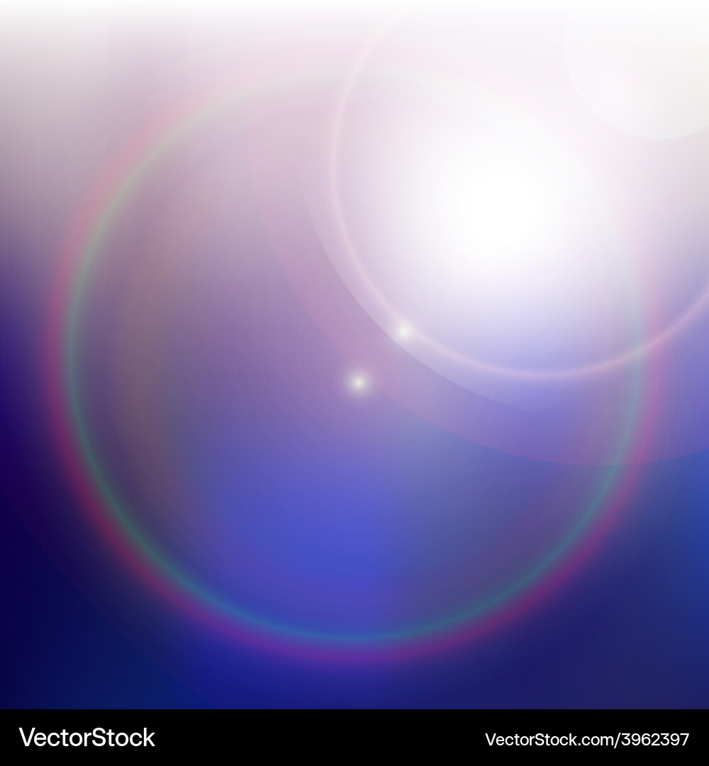 Lens flare Royalty Free Vector Image - VectorStock
