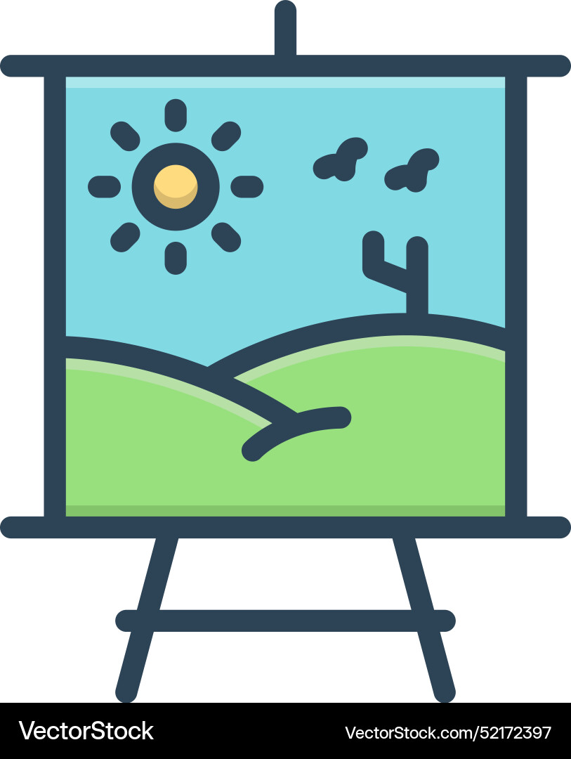 Painting Royalty Free Vector Image - VectorStock