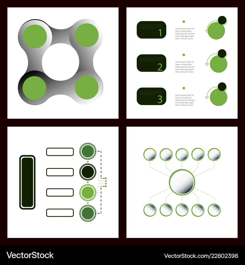 Process Infographic Chart with Arrows Royalty Free Vector