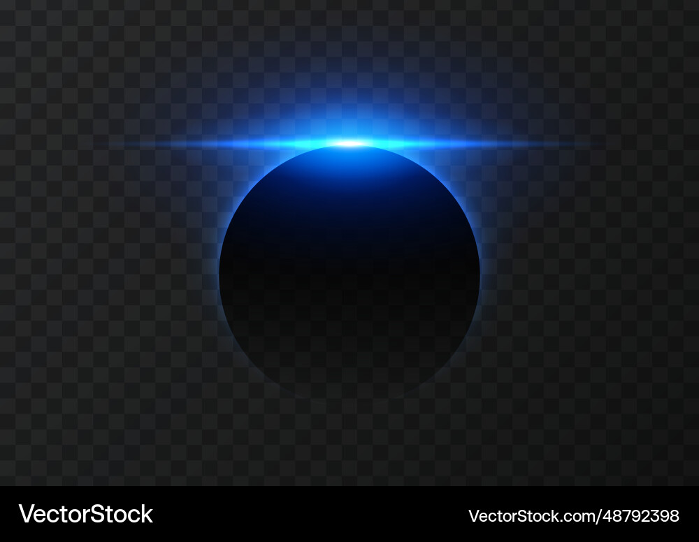 Sun eclipse Royalty Free Vector Image - VectorStock