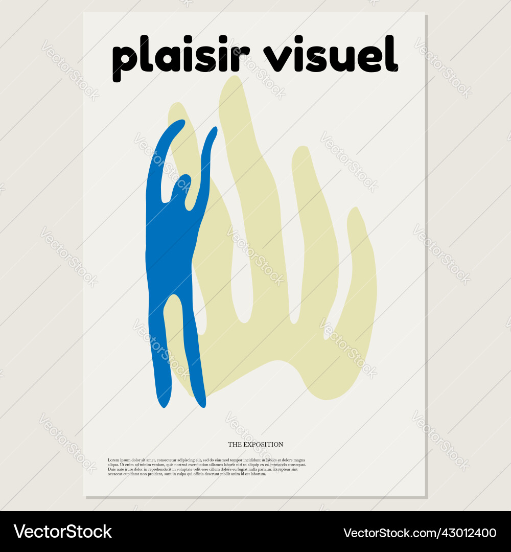 Hand Drawn Placard - Visual Pleasure Royalty Free Vector