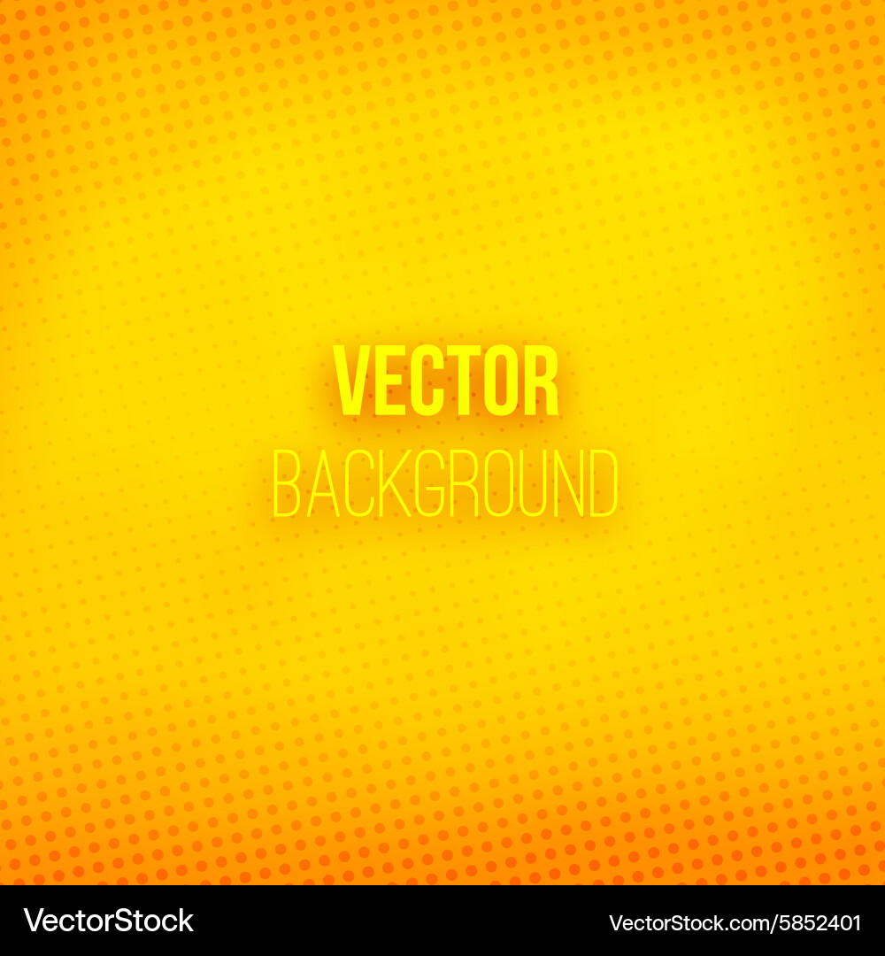 Abstract Halftone Yellow Background Royalty Free Vector