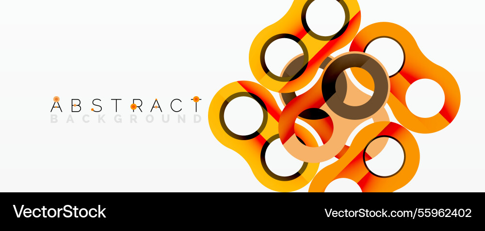 Abstract geometric pattern with interlocking Vector Image