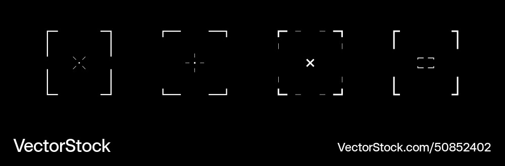 Cyberpunk style set of elements square design Vector Image