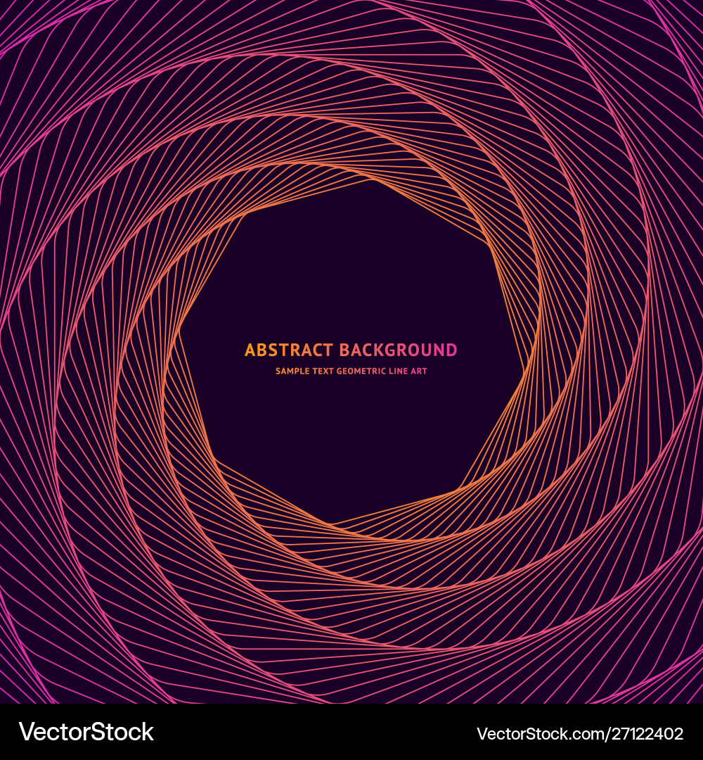 Geometric line art background Royalty Free Vector Image