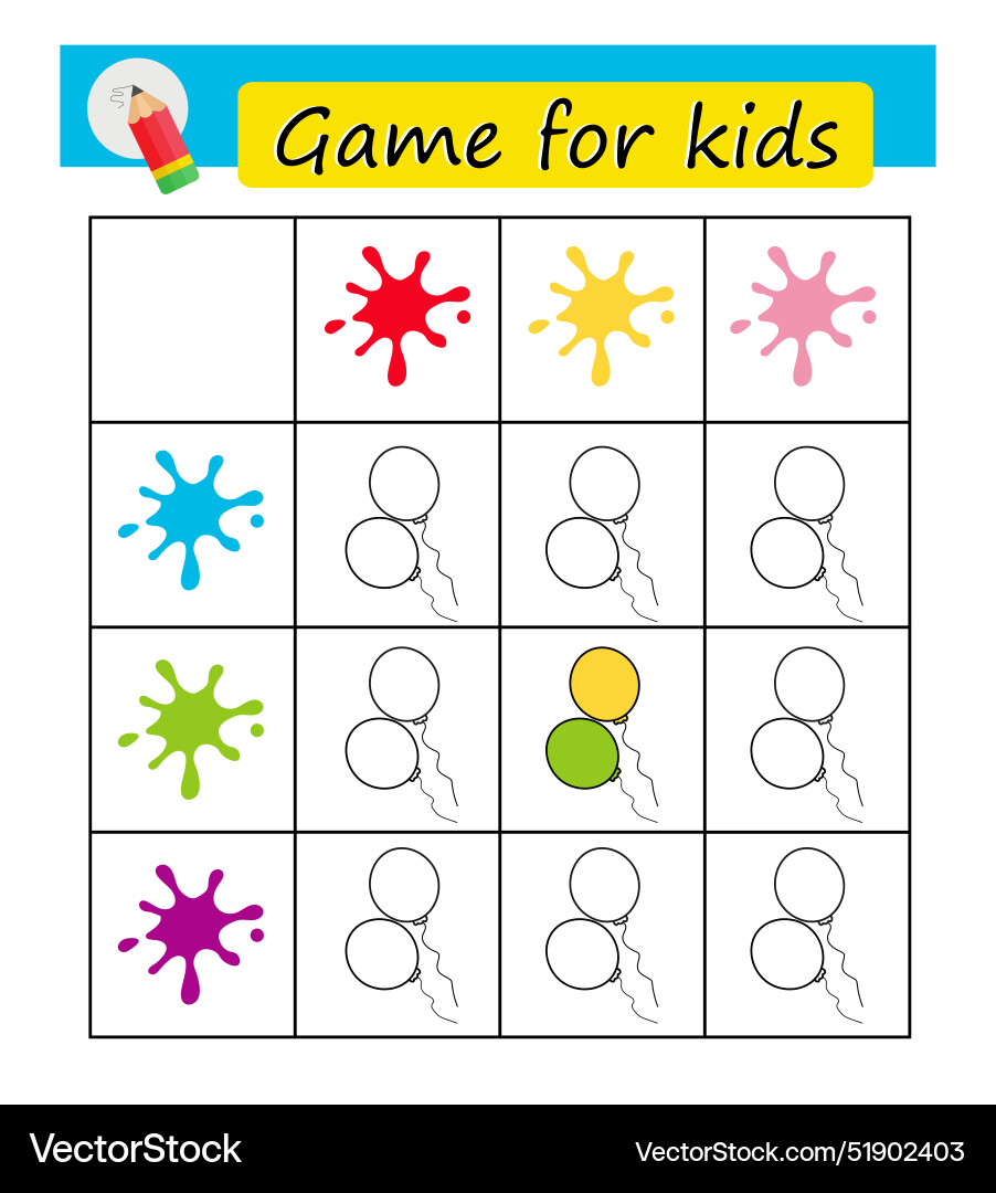 Coloring page for children education Royalty Free Vector