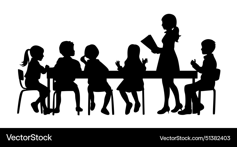 Happy teacher and student Royalty Free Vector Image