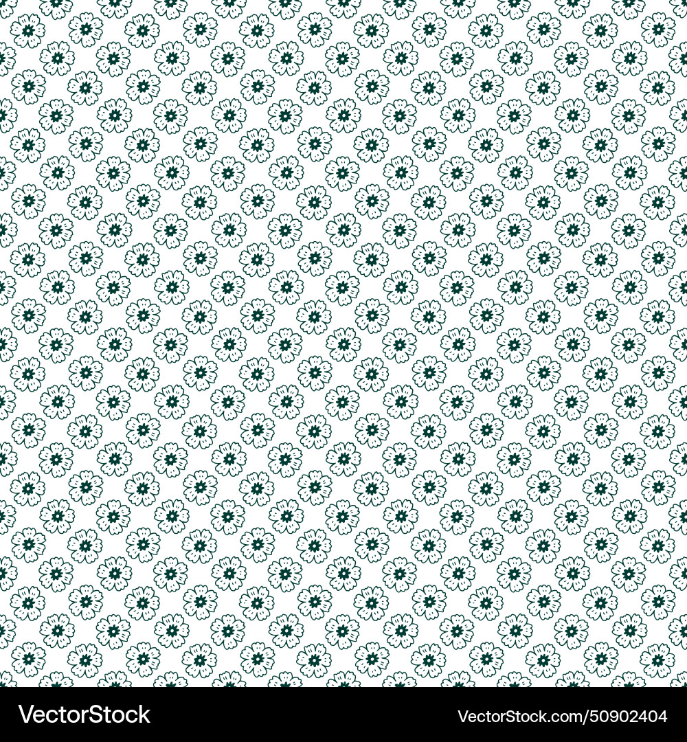 Free cute simple small flower pattern Royalty Free Vector