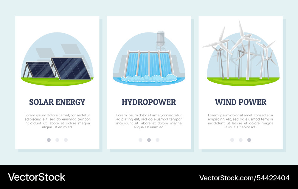 Natural resources banner design and poster Vector Image