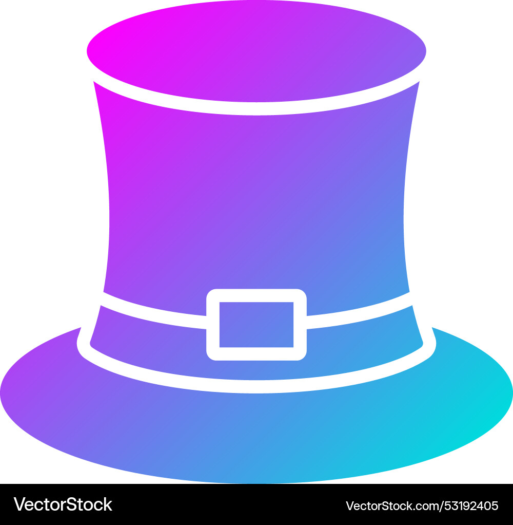 Magic hat icon design Royalty Free Vector Image
