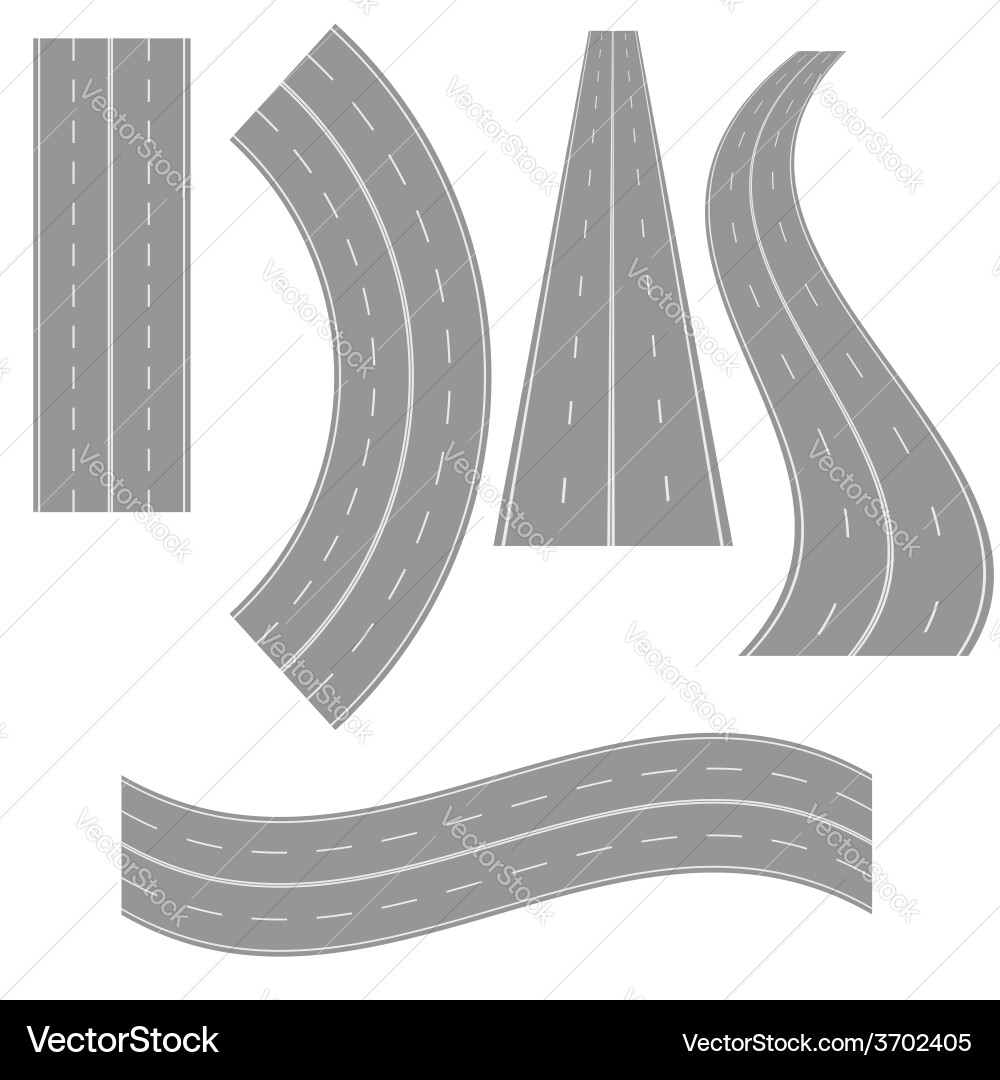 Asphalt Road Tile Vector Images (over 130)