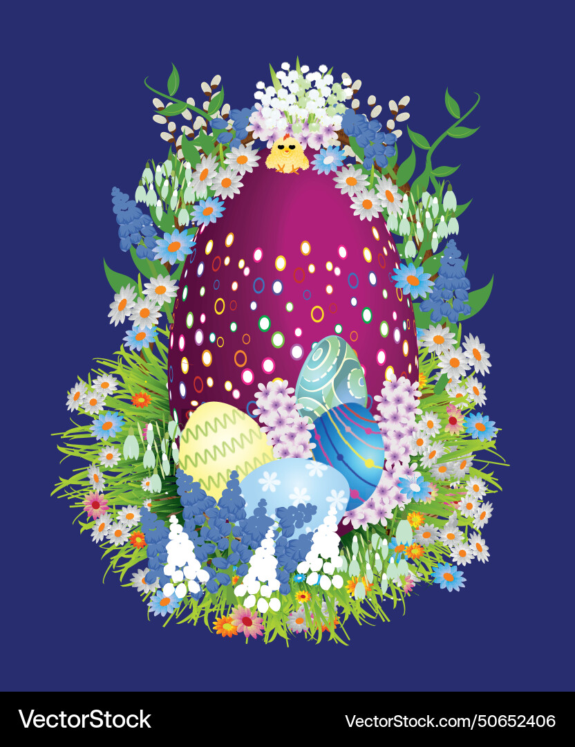 Easter decoration Royalty Free Vector Image - VectorStock
