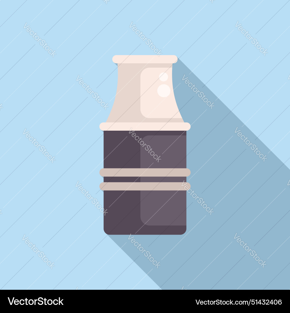 Reusable coffee cup icon on blue background Vector Image
