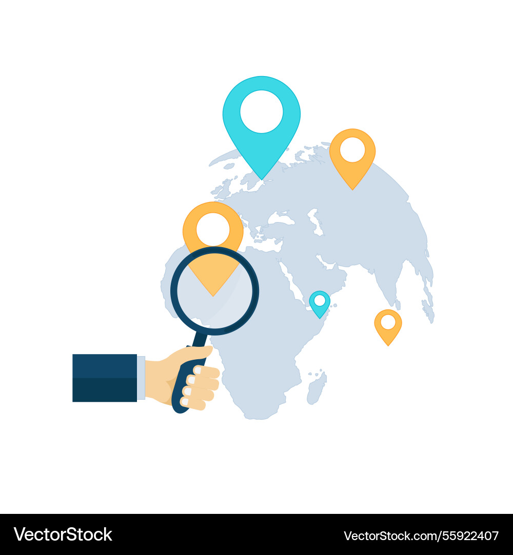 Internet navigation concept Royalty Free Vector Image