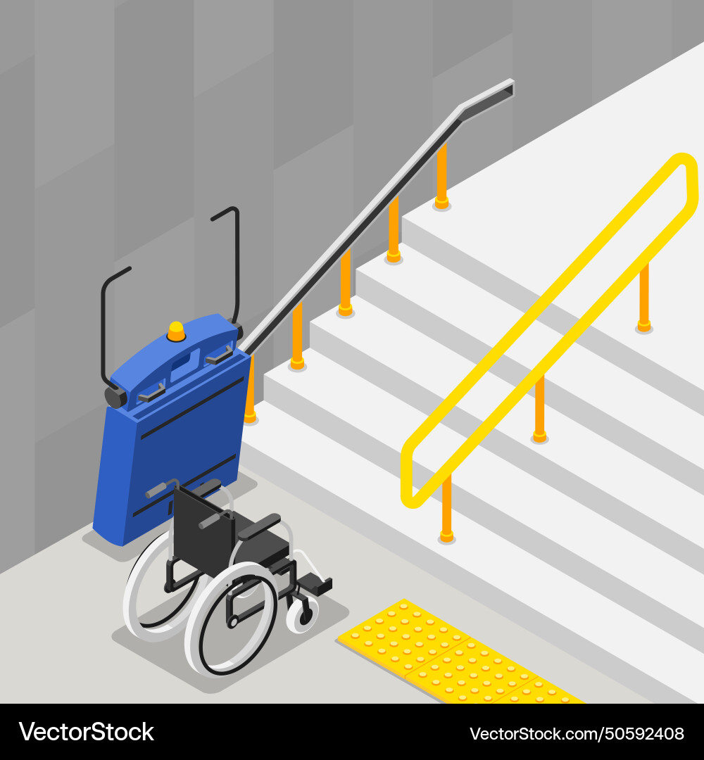 Accessible environment background Royalty Free Vector Image