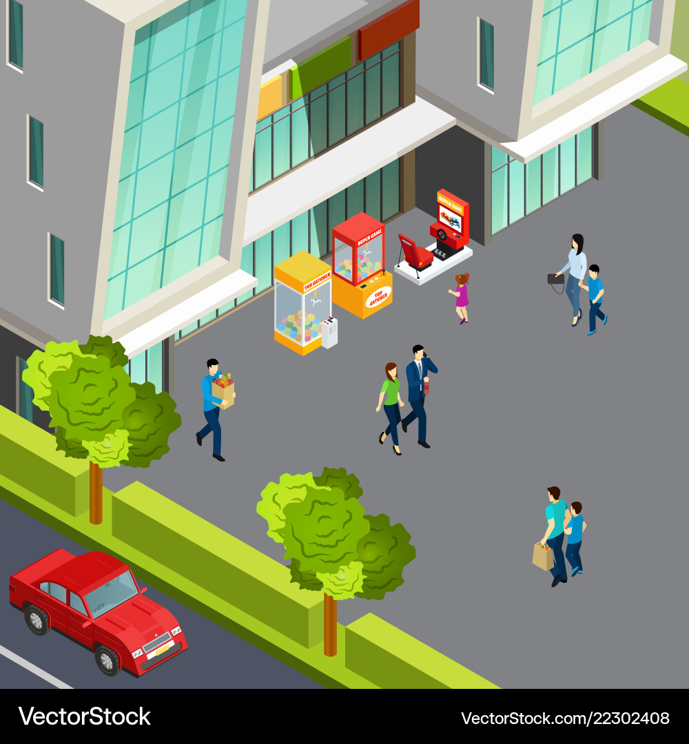 Game machine Royalty Free Vector Image - VectorStock