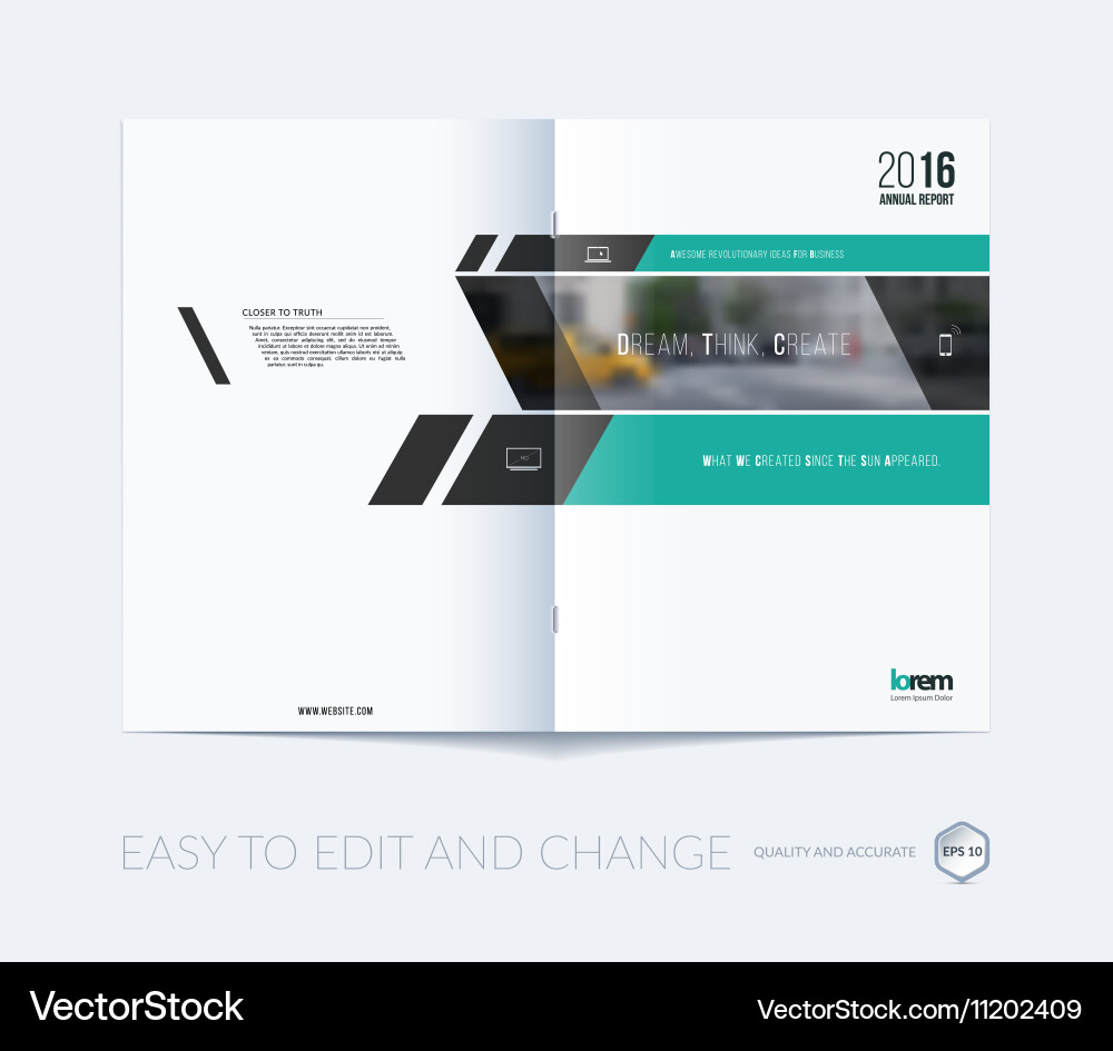 Brochure template layout collection cover design Vector Image