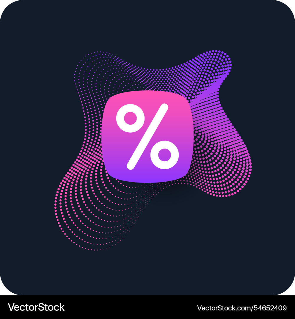 Poster sale bright abstract background Royalty Free Vector