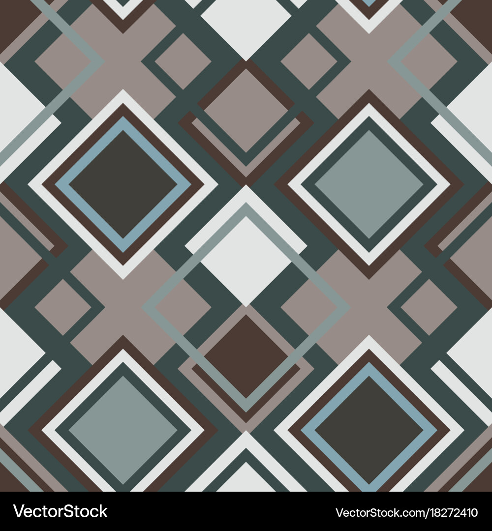 Geometric Rhombus Pattern Royalty Free Vector Image