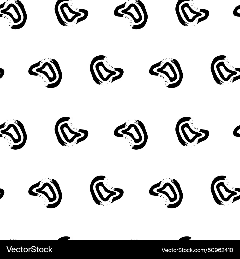 Organic abstract shapes pattern Royalty Free Vector Image