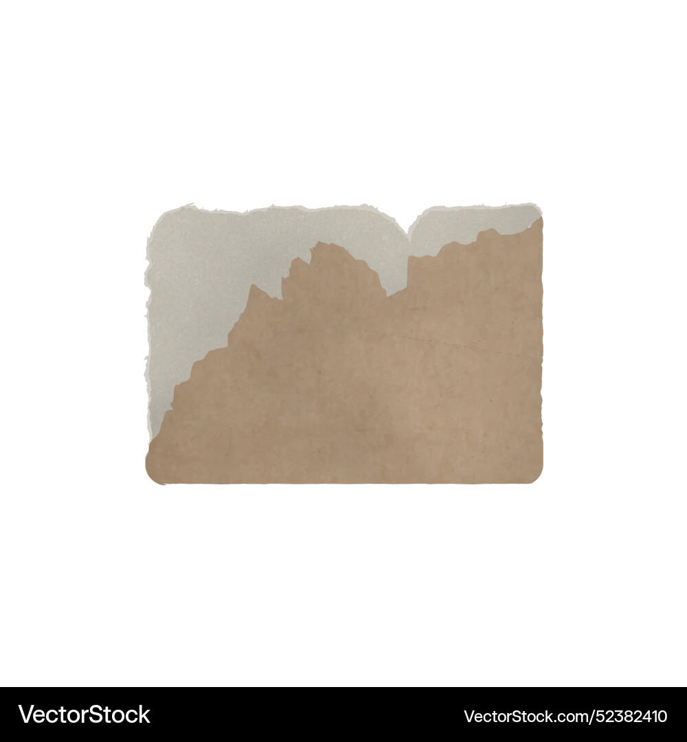 Vintage torn paper Royalty Free Vector Image - VectorStock