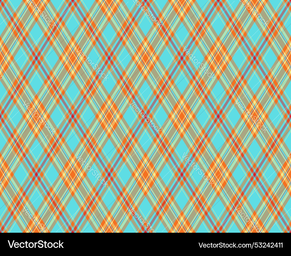 Argyle pattern of geometric rhombus harlequin Vector Image