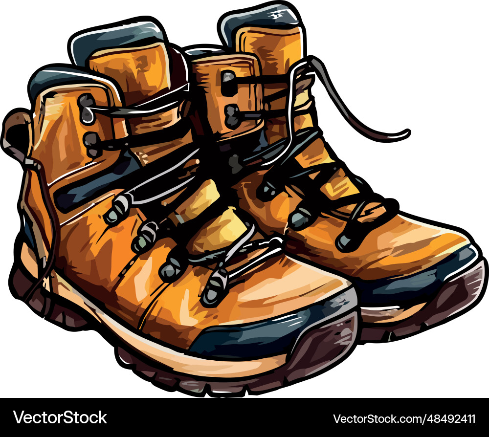 Cute boots design Royalty Free Vector Image - VectorStock