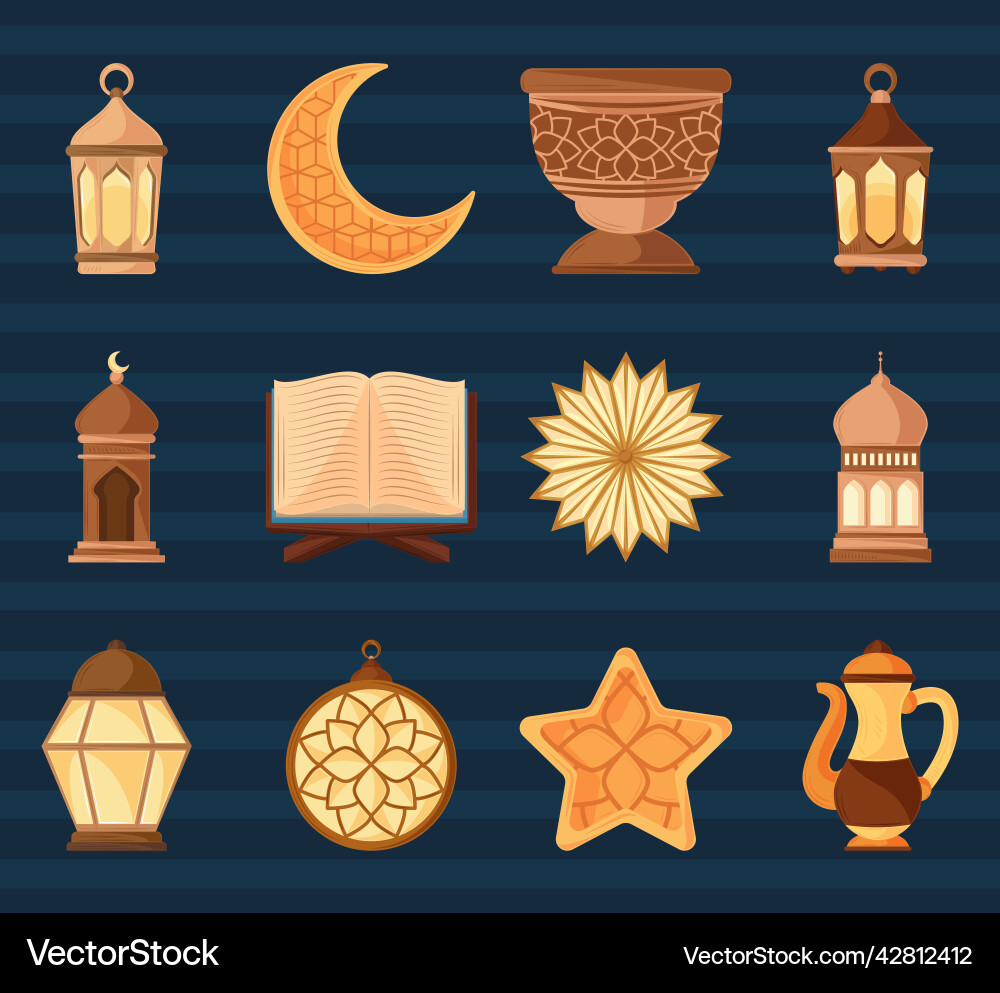 Islam and arabic Royalty Free Vector Image - VectorStock