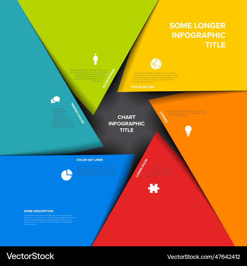 Multipurpose infographic template with title Vector Image Multipurpose infographic template with title Vector Image