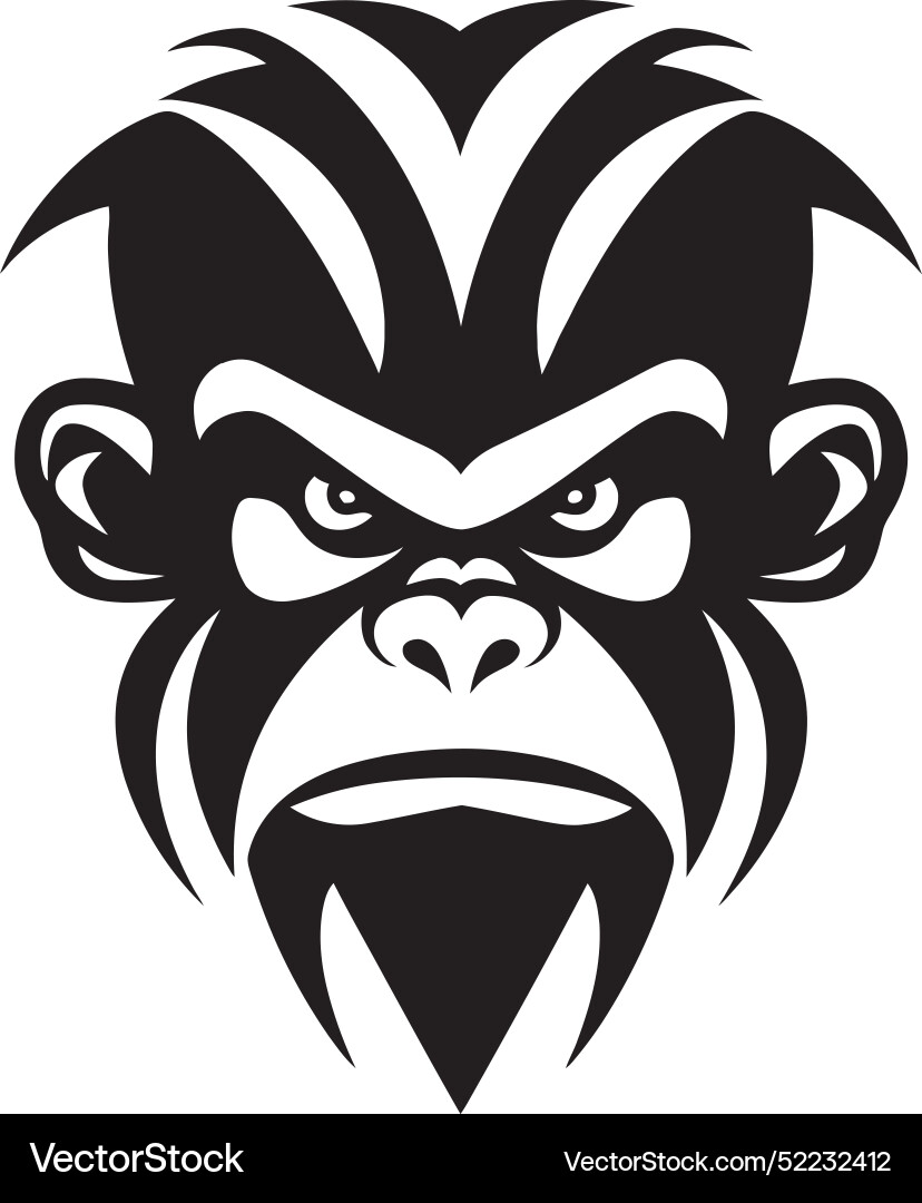Playful world of monkey art creating realistic Vector Image