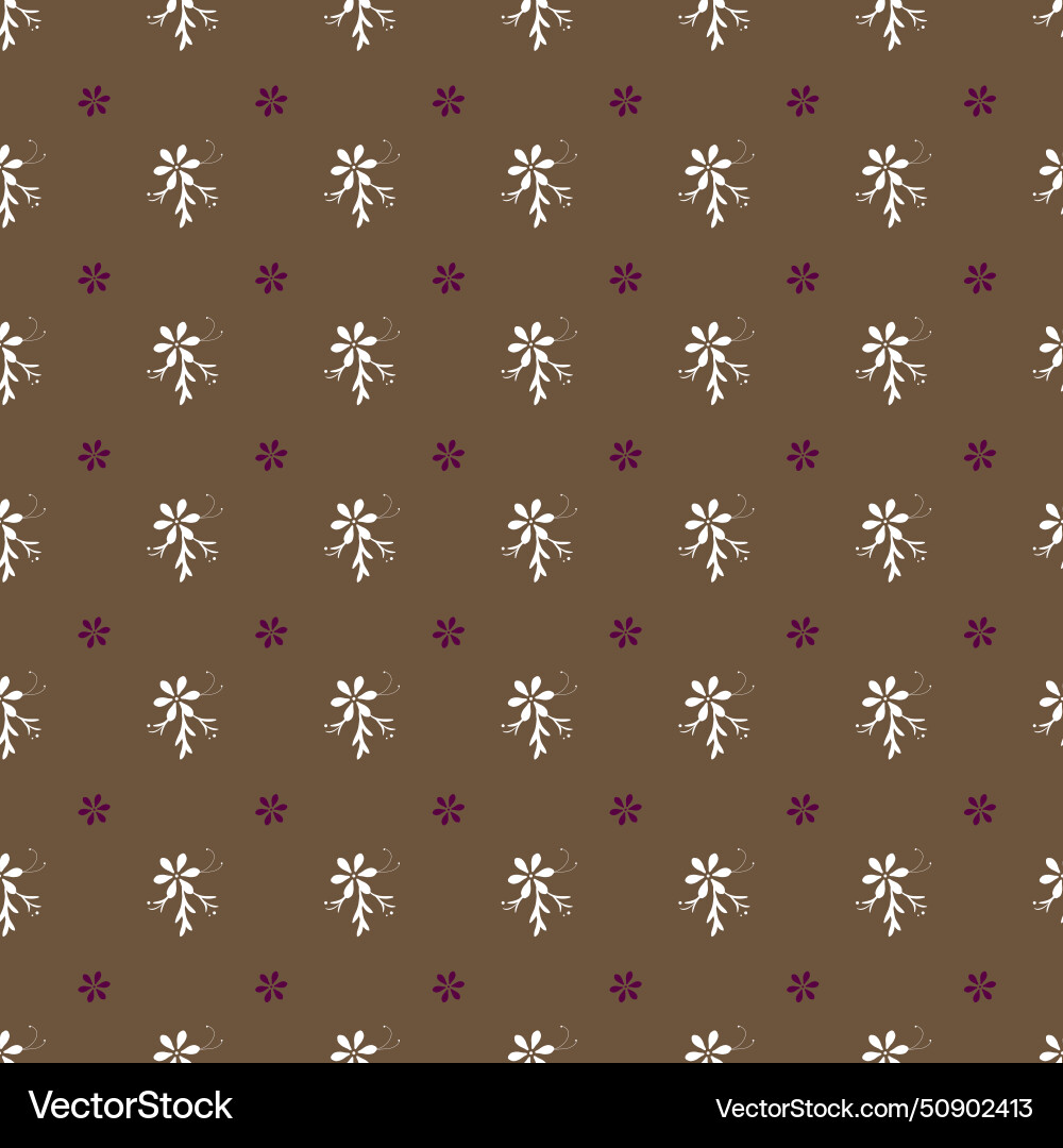 Free cute simple small flower pattern Royalty Free Vector