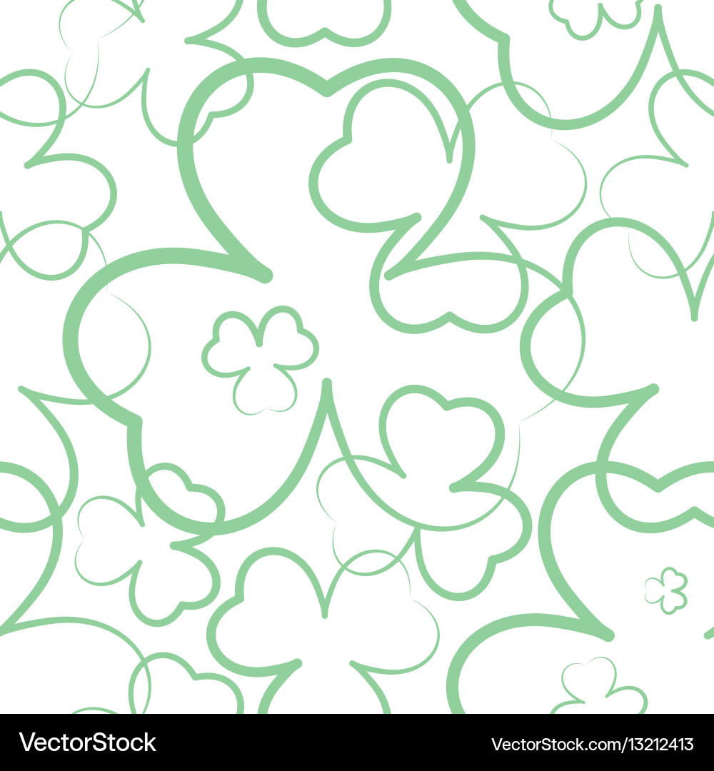 St. Patrick's Day Pattern Royalty Free Vector Image