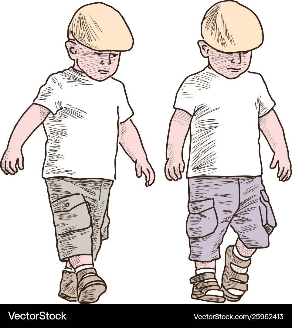 Twins Royalty Free Vector Image - VectorStock