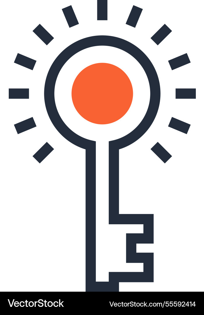 Key Solutions Icon Royalty Free Vector Image - VectorStock