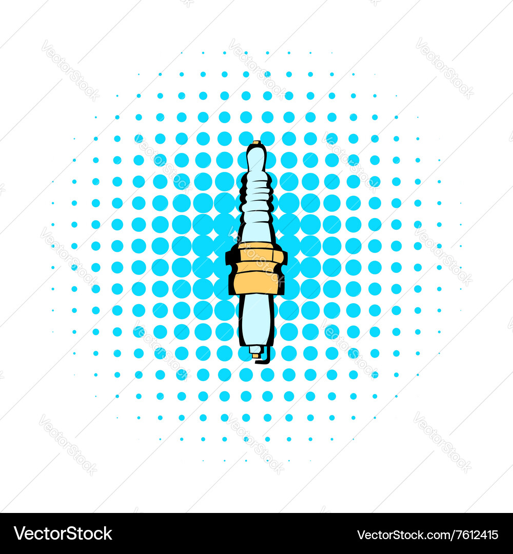 Auto Funken Comics-Symbol Lizenzfreies Vektorbild