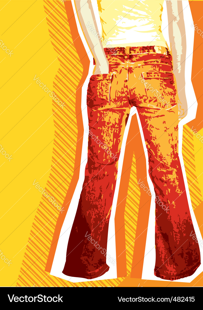 Denim jeans background Royalty Free Vector Image