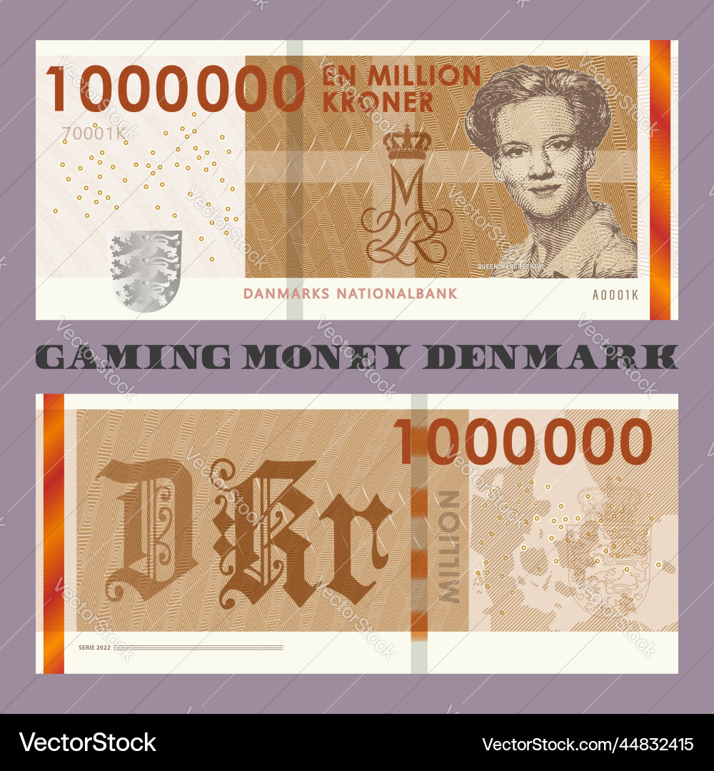 Gaming Currency - 1 Million Crowns Royalty Free Vector Image