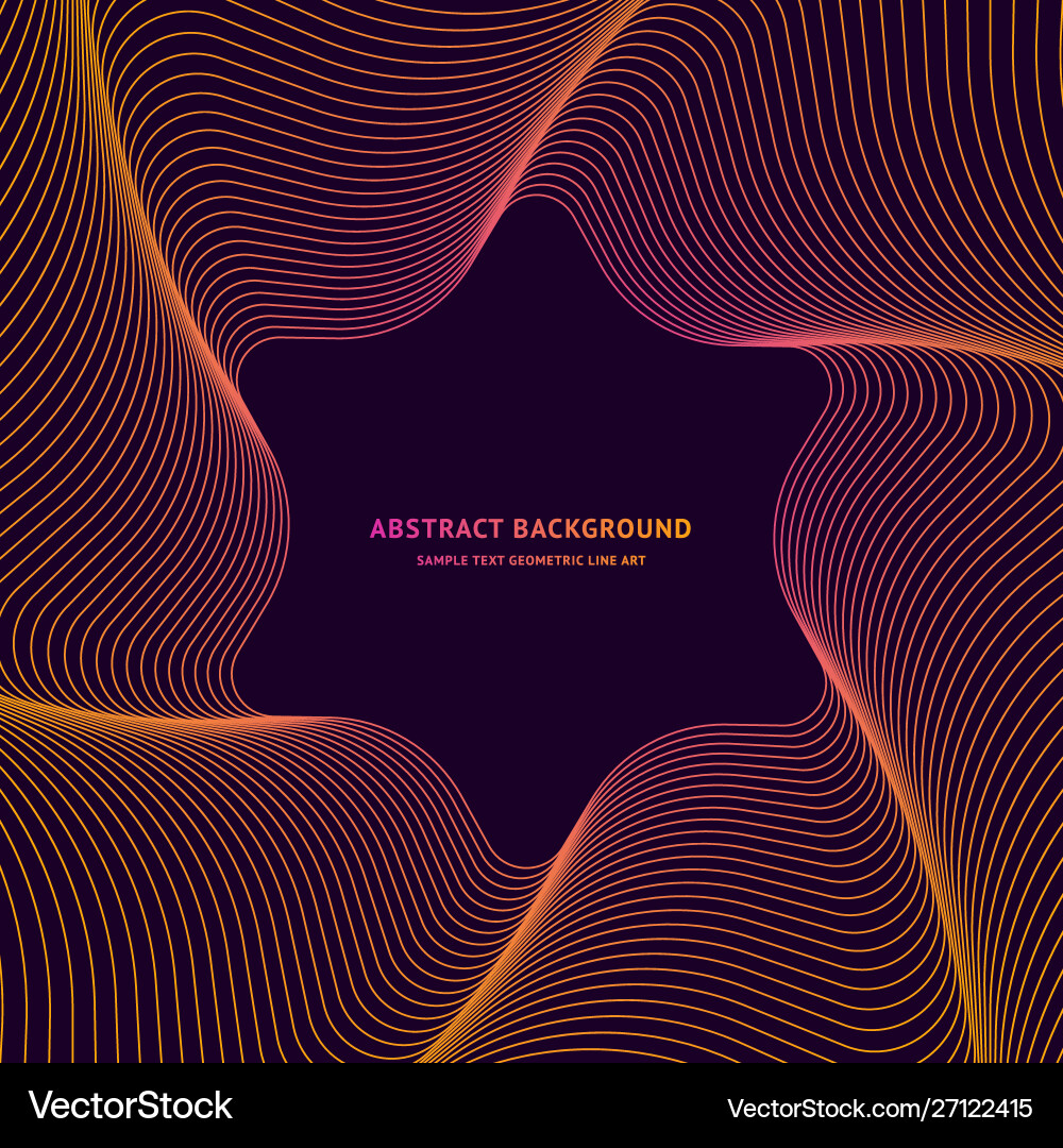 Geometric line art background Royalty Free Vector Image