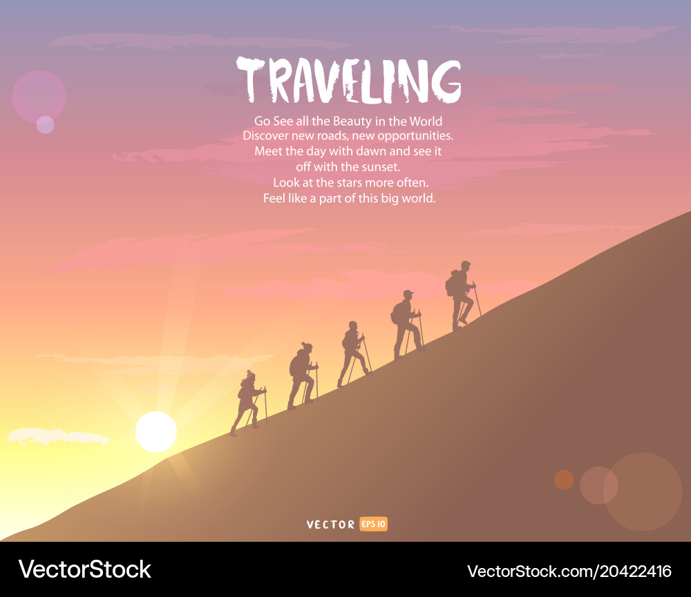 Climbing background Royalty Free Vector Image - VectorStock