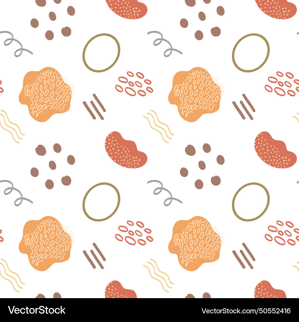 Seamless pattern abstract boho Royalty Free Vector Image