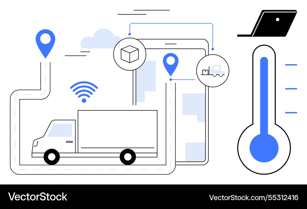 Smart logistics and temperature tracking in modern