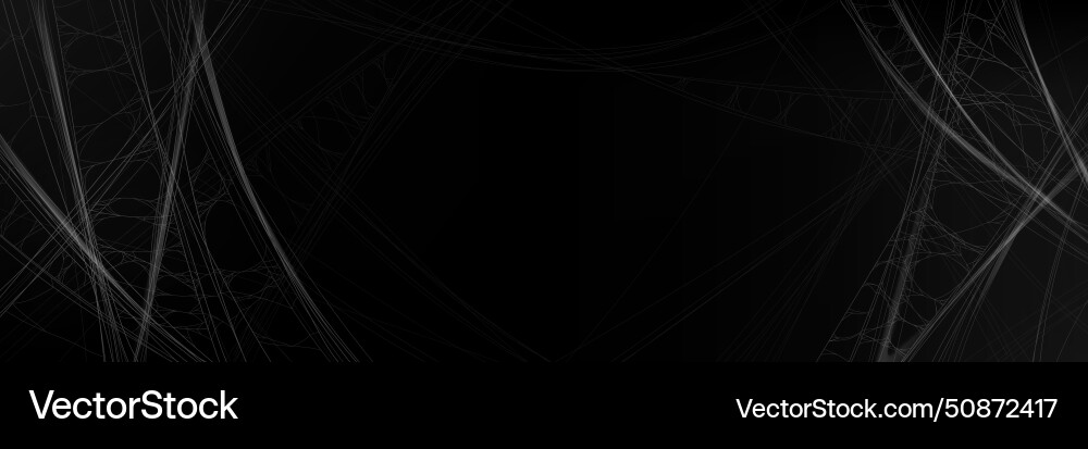 Realistic spider web background Royalty Free Vector Image